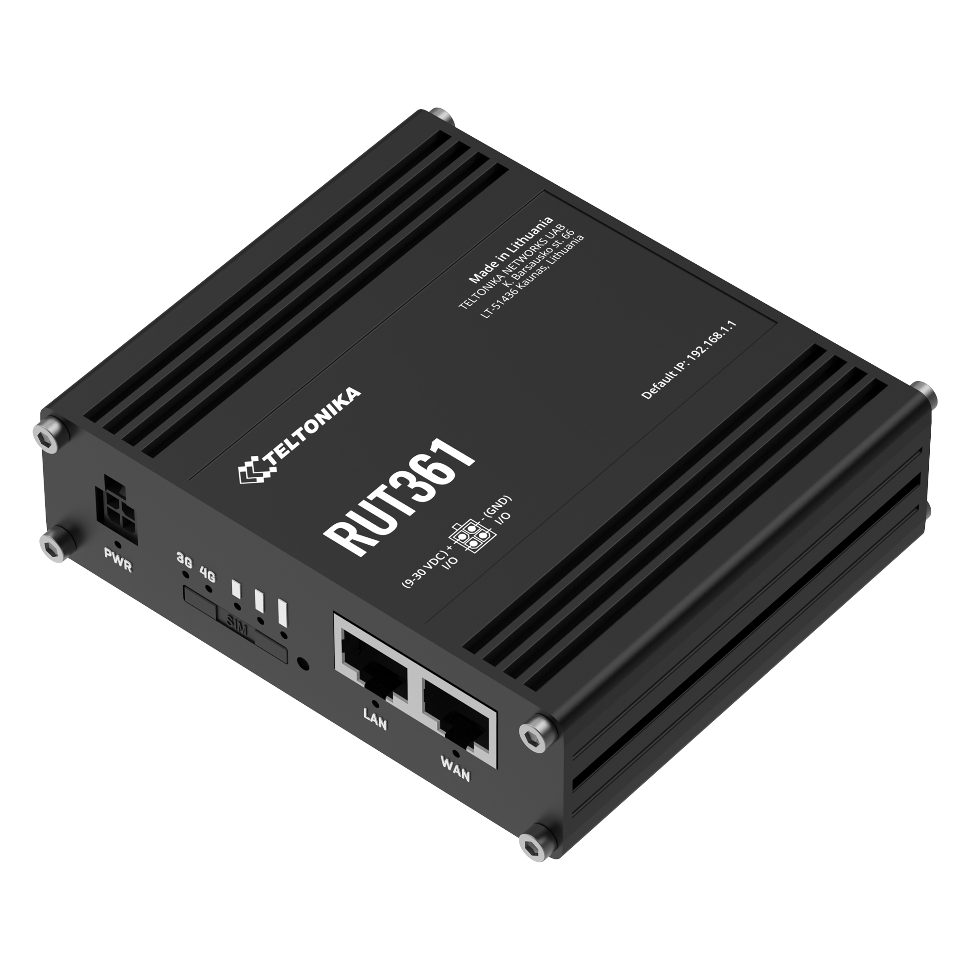 RUT361 | Compact Mobile 3G/4G LTE (Cat 6) Advanced router with 2x ...